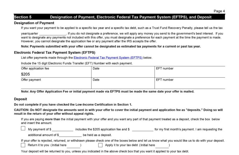 How to Fill Out IRS Form 656 Offer In Compromise