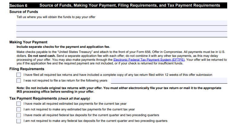 How to Fill Out IRS Form 656 Offer In Compromise