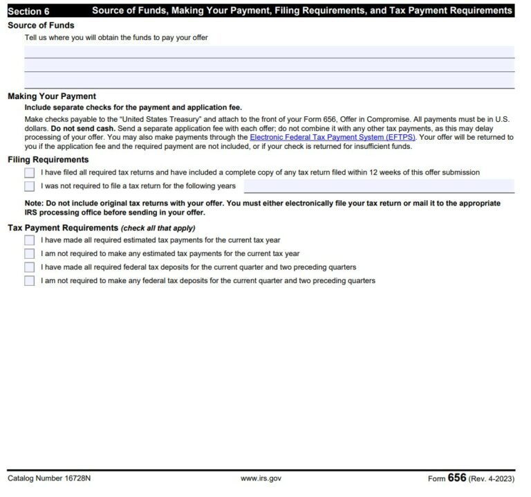 How to Fill Out IRS Form 656 Offer In Compromise