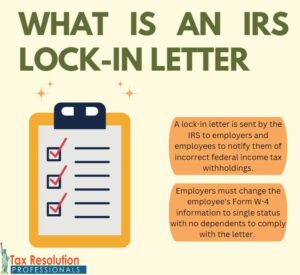IRS Lock In letter - What It is and How To Fix It